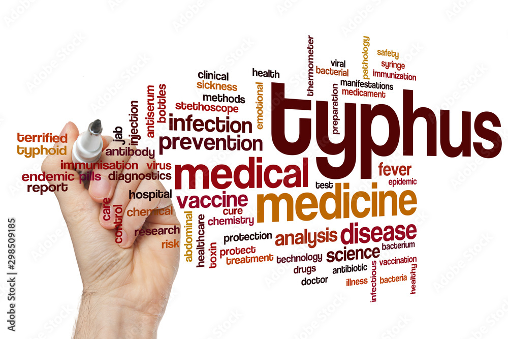 Typhus word cloud Stock Photo | Adobe Stock