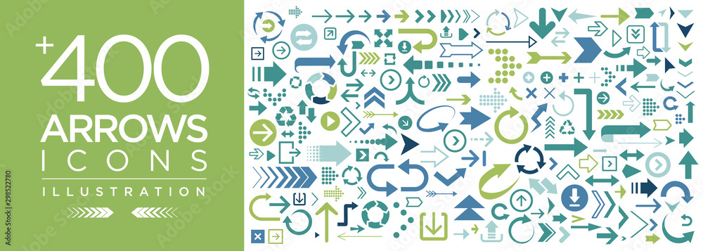 Set of vector arrows Stock Vector | Adobe Stock