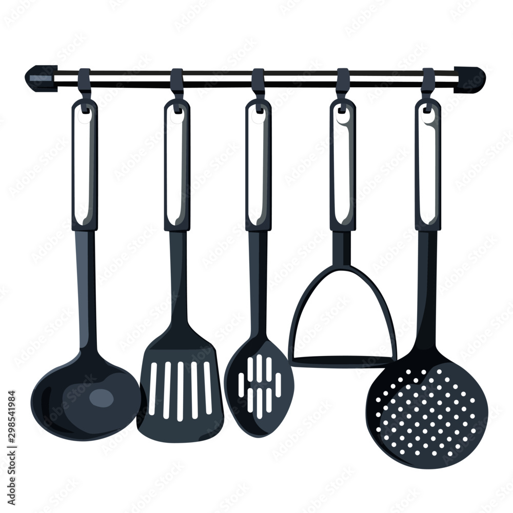 Kitchenware realistic vector illustration isolated Stock Vector | Adobe ...