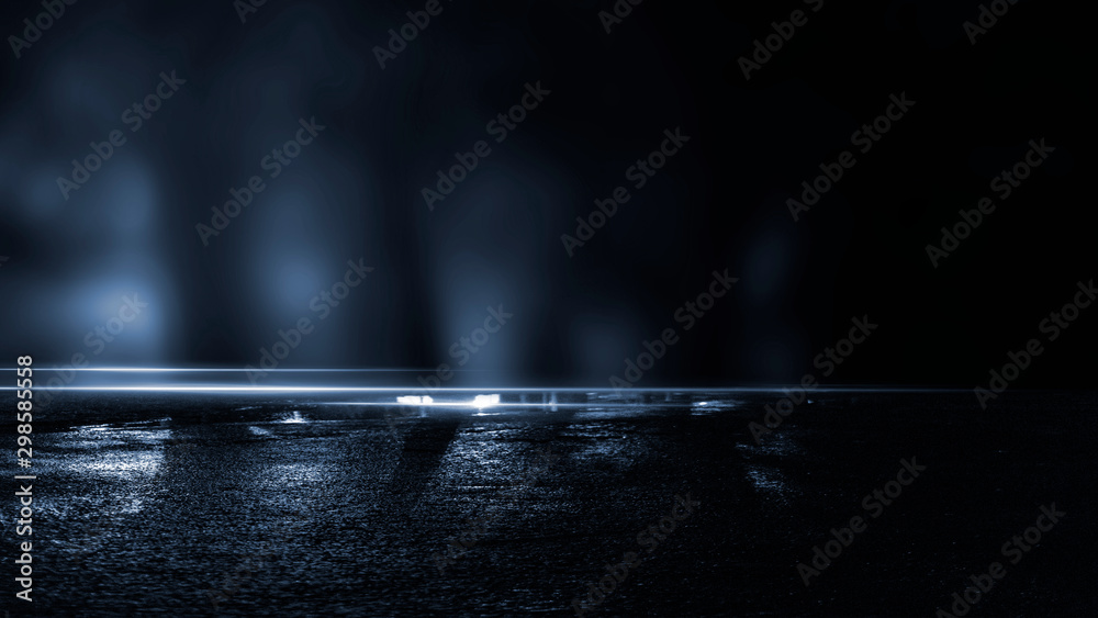 Empty Dark Street