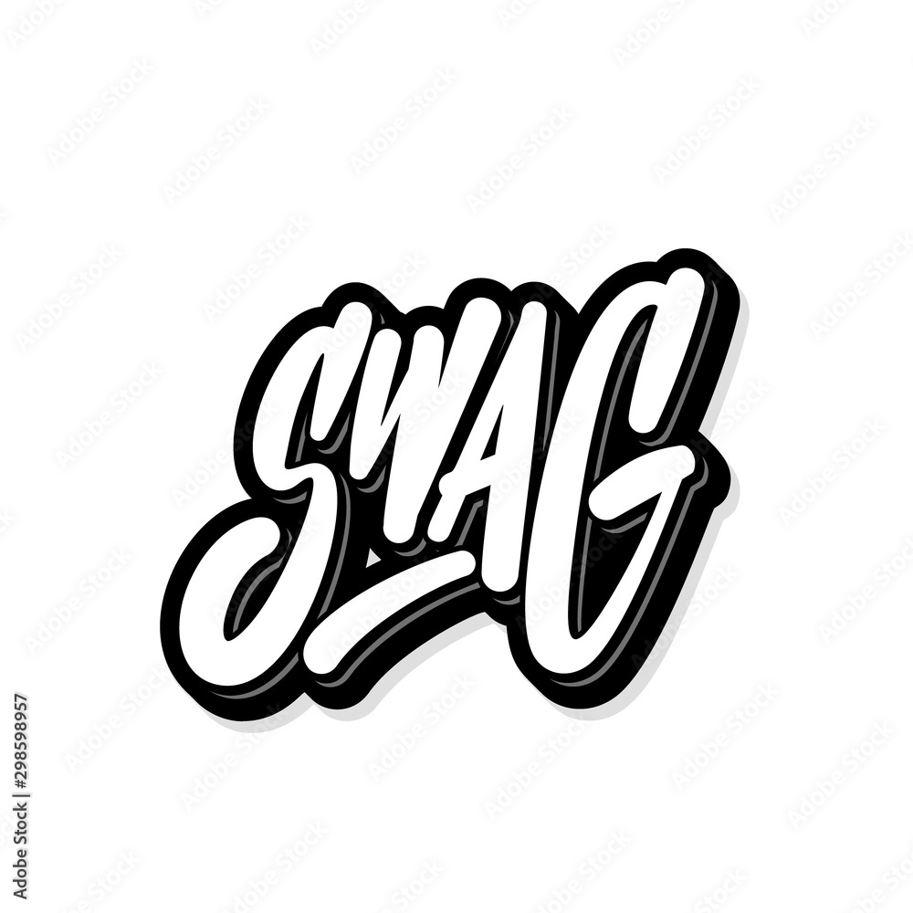 Swag. Vector lettering. Stock Vector | Adobe Stock