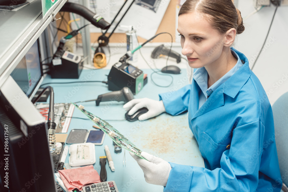 Optical quality control and assembly inspection of an electronic ...