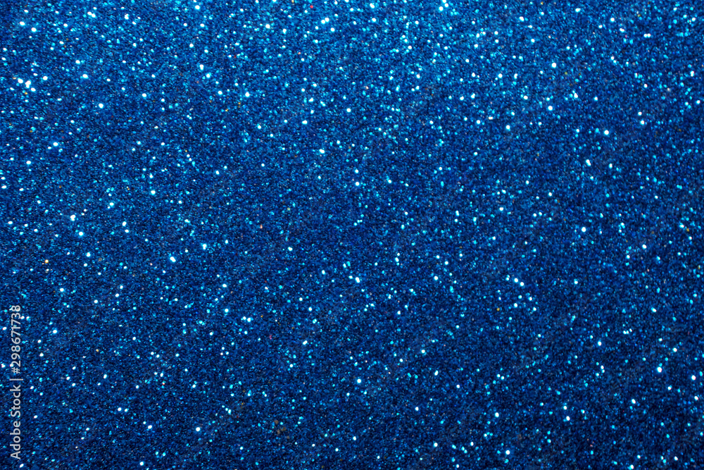 blue Sparkling Lights Festive background with texture. Abstract ...