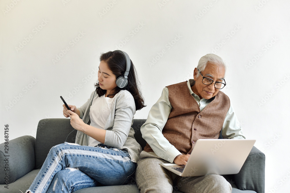 Social media network addiction, Family relationship conflict, Senior ...