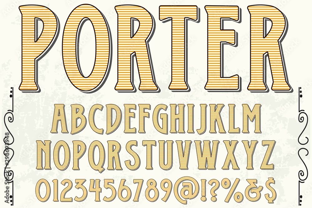 abc Font alphabet Alphabet Font. Typography modern style gold font set ...