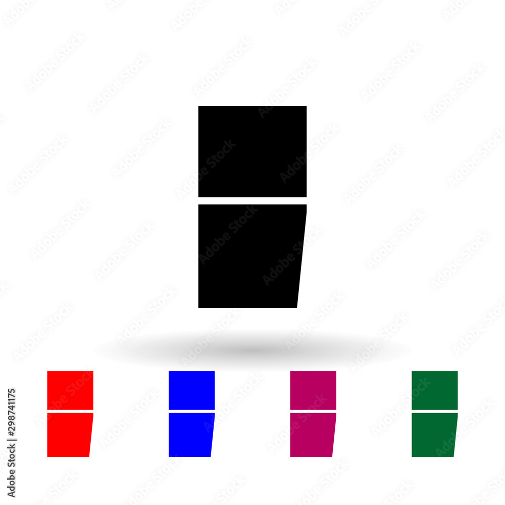 French 2nd lieutenant military ranks and insignia multi color icon ...