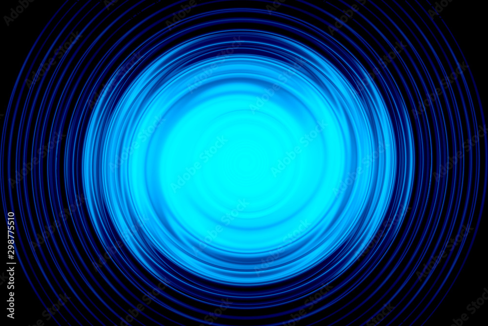 Sound wave blue color Stock Photo | Adobe Stock