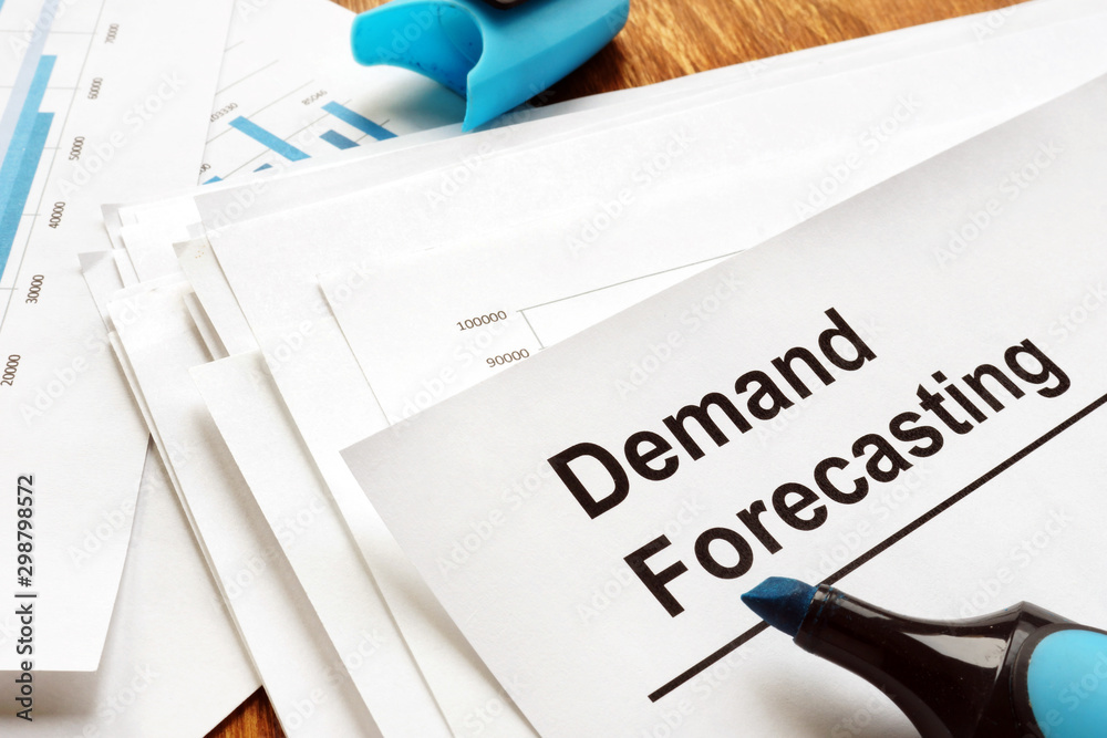 Poster Demand forecasting report with charts and graphs. – Wall Art ...