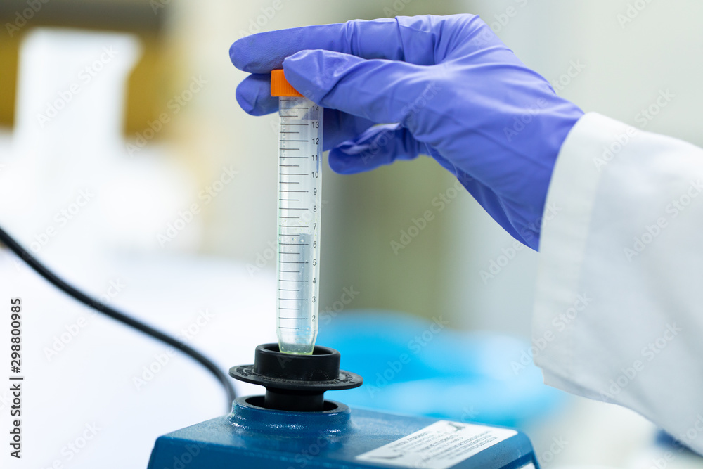 Study of fish blood composition with 96 wells microplate for laboratory ...