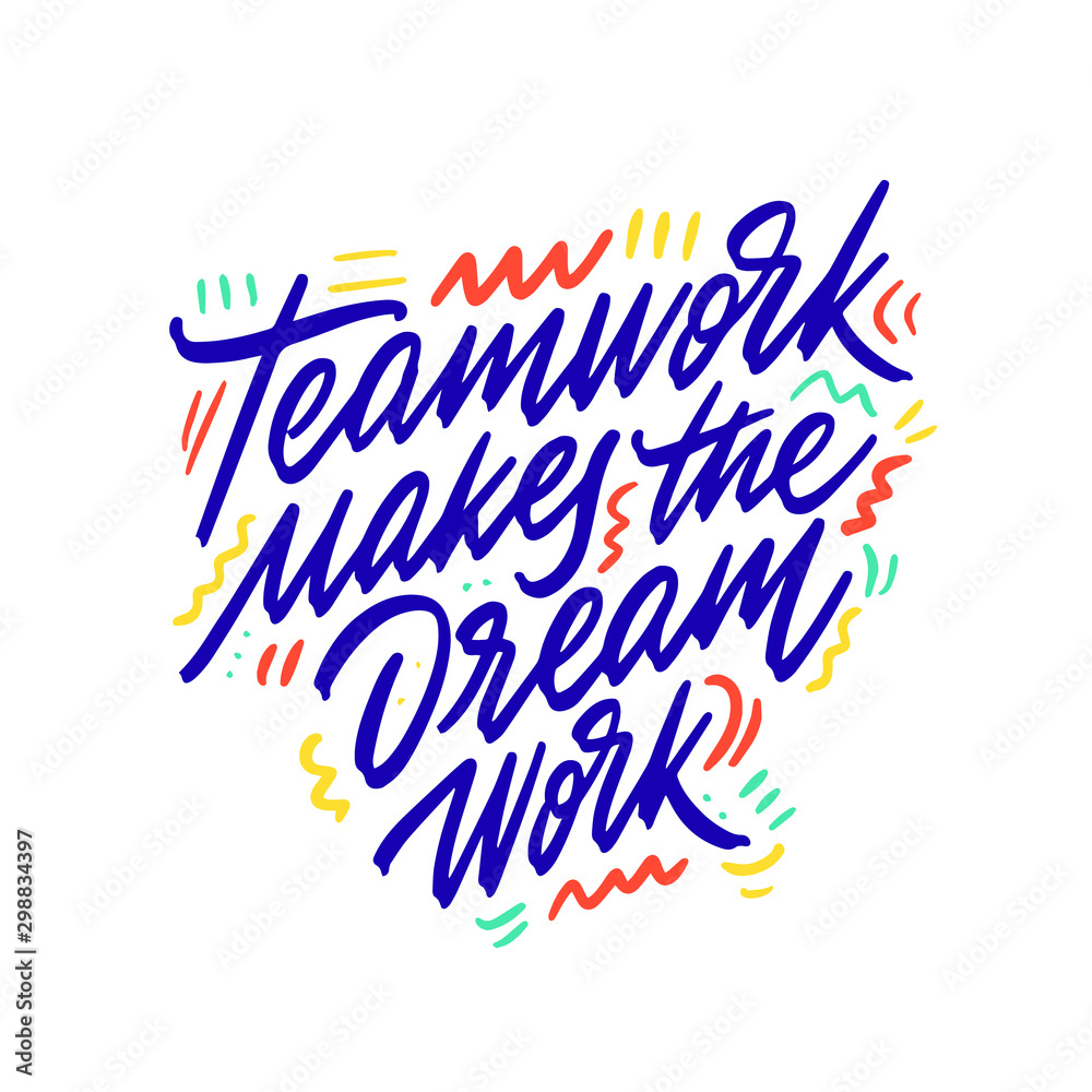 Hand drawn holiday lettering. Ink illustration. Modern brush ...