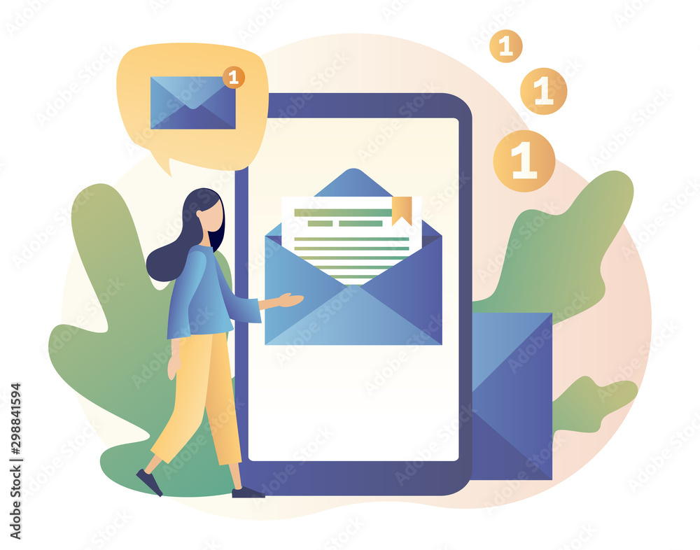 Email Marketing Cartoon