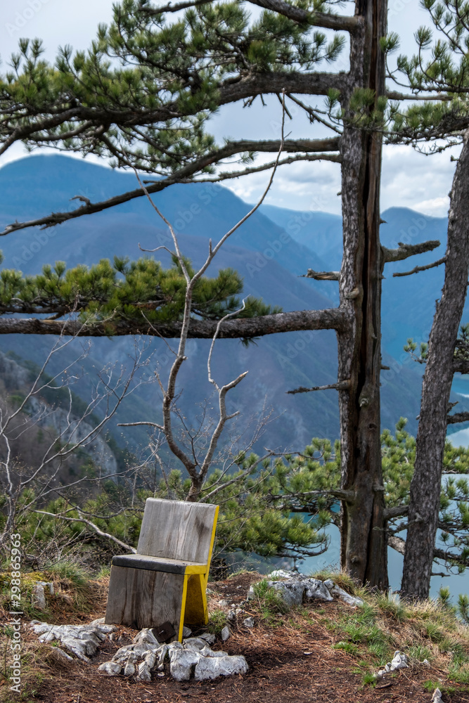 Vidikovac Banjska stena, Tara National Park, Serbia Stock Photo | Adobe ...