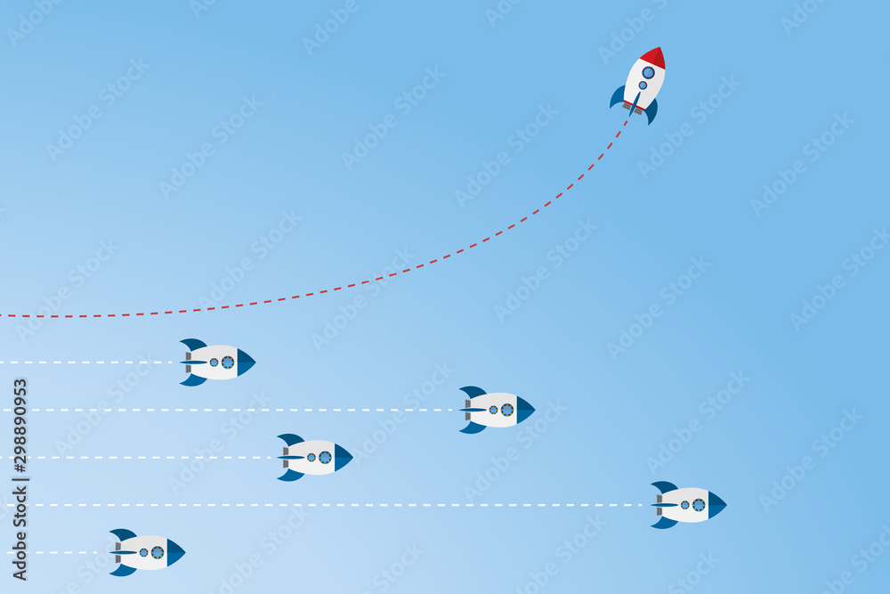 Think differently - Being different, taking risky, move for success in ...