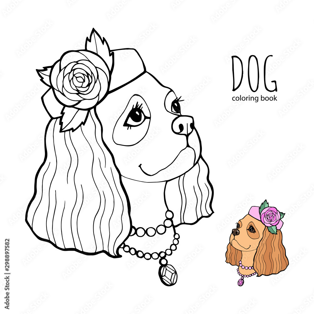 King Charles Cavalier Coloring Pages