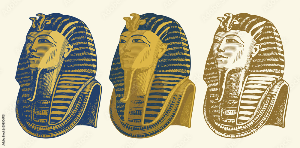 Egyptian Masks Drawings