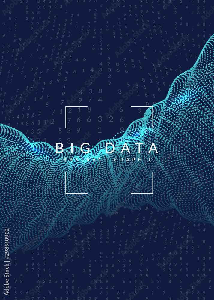 Artificial intelligence. Abstract background. Digital technology, deep ...