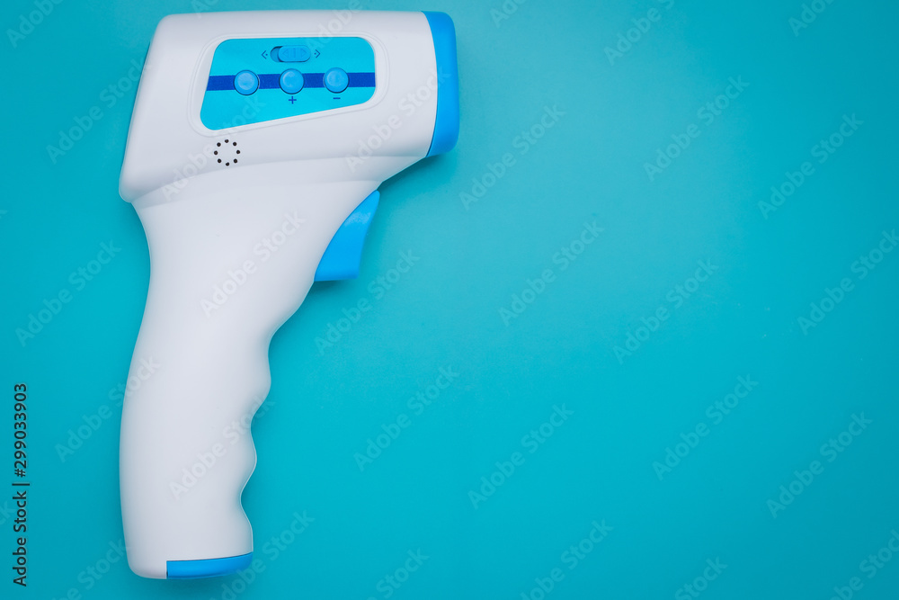 Non-contact infrared thermometer for measuring temperature from a ...