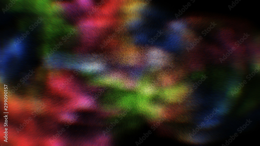 Extremly distortion Background. Distorted cloudy Bokeh parts. The ...