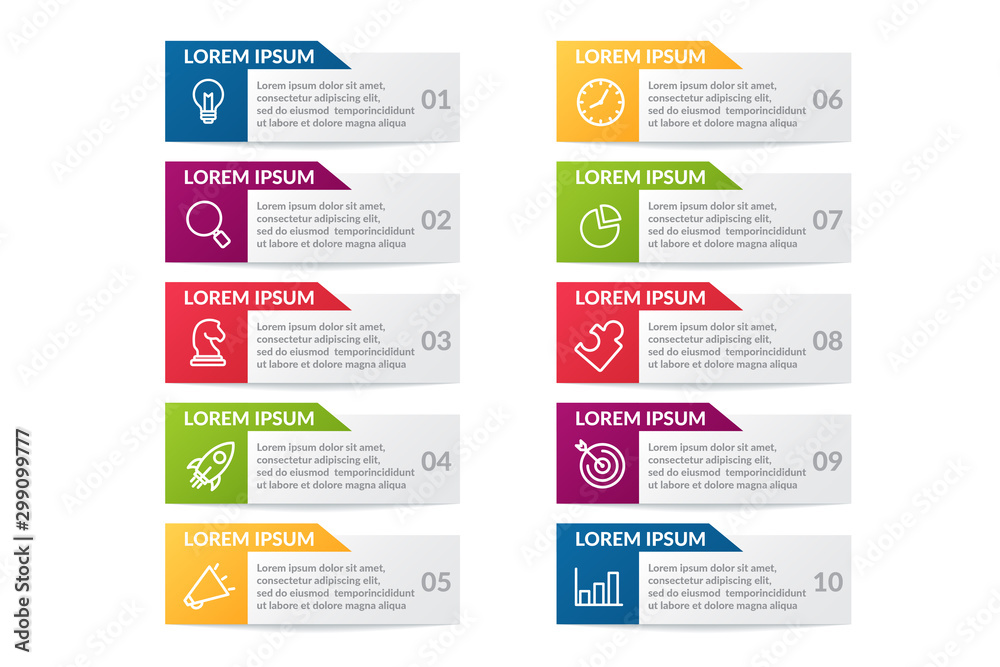 list infographic template design . business infographic concept for ...