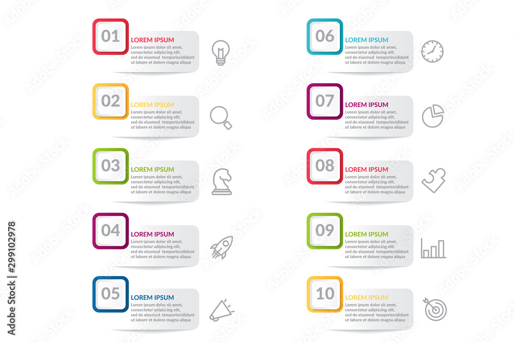 list infographic template design . business infographic concept for ...