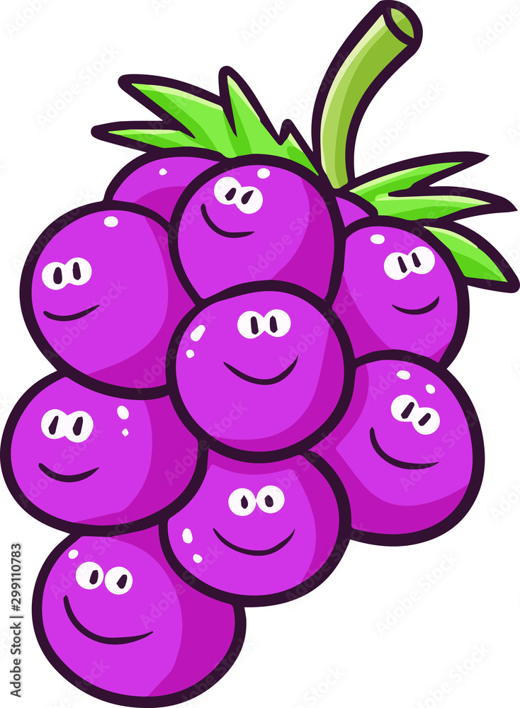 Purple Grapes Clipart