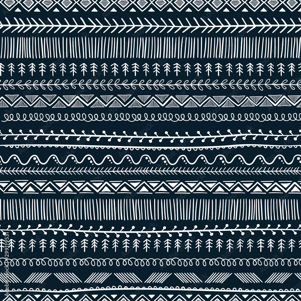 Cute Tribal Patterns Wallpaper