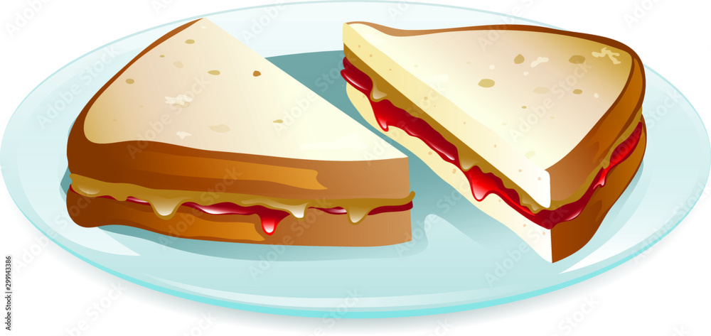 How To Make A Peanut Butter And Jelly Sandwich Clipart