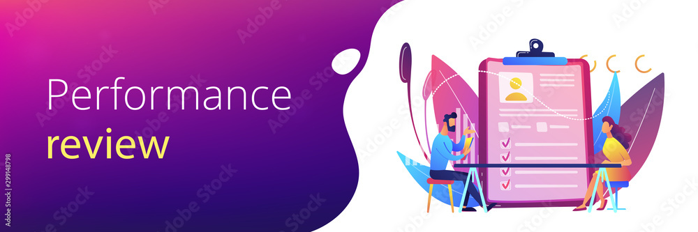 Employer meeting job applicant at pre-employment assessment. Employee ...