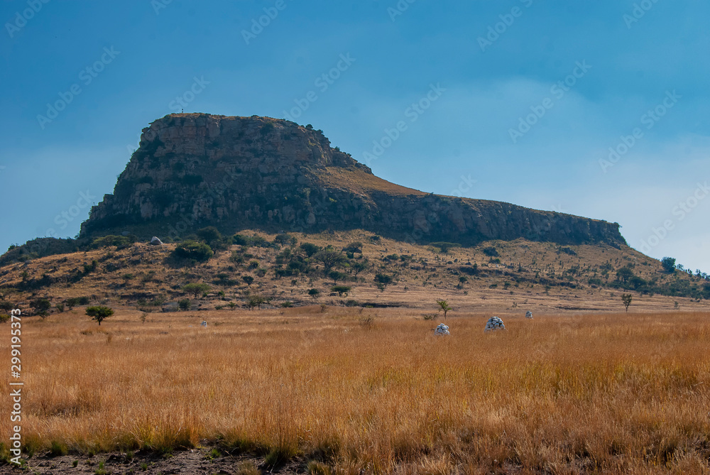 The site of the Battle of Isandlwana between the British Army and Zulus ...