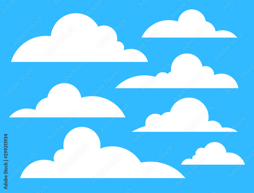 White Cloud Clip Art