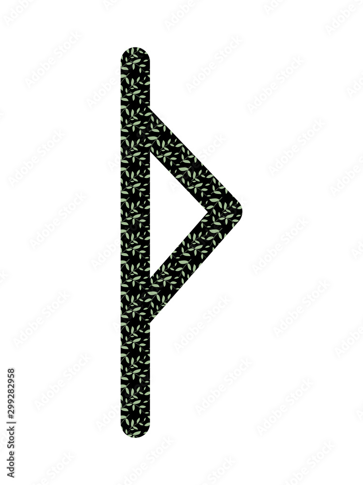 Thurisaz. Ancient Scandinavian runes Futhark. Used in magical scripts ...