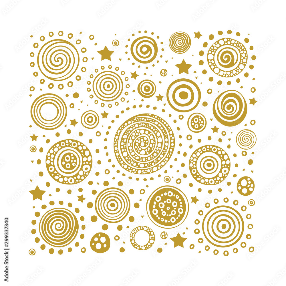 Sun. Hand drawn sun vector illustrations background. Abstract sun ...