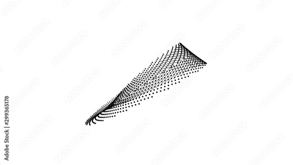 Mobius Moebius Strip Band Ribbon Dancing Pulsing Jumping Around Frame ...