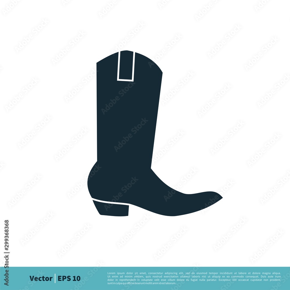 Cowboy Boot Template