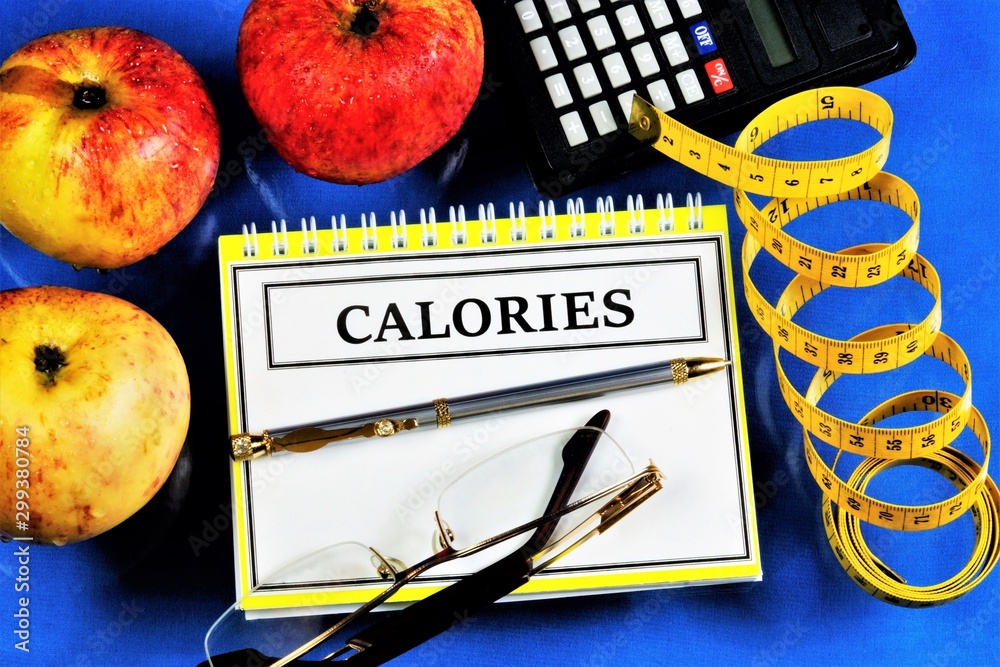 Calorie counting for food plan. Healthy lifestyle-to monitor the ...