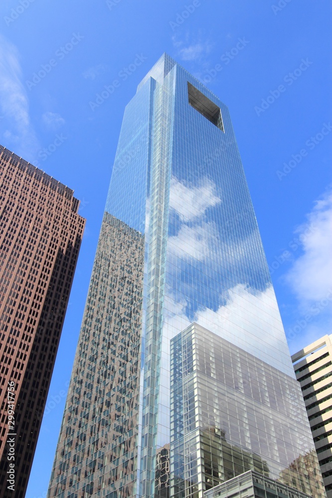 PHILADELPHIA, USA - JUNE 11, 2013: Comcast Center building in ...