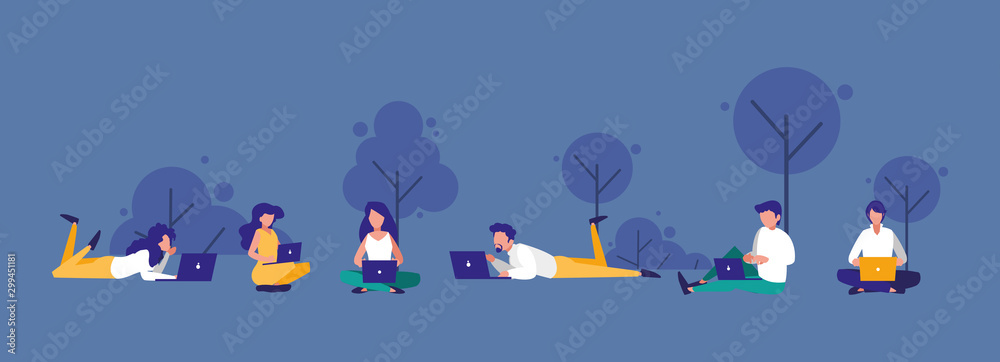 People avatars vector design Stock Vector | Adobe Stock