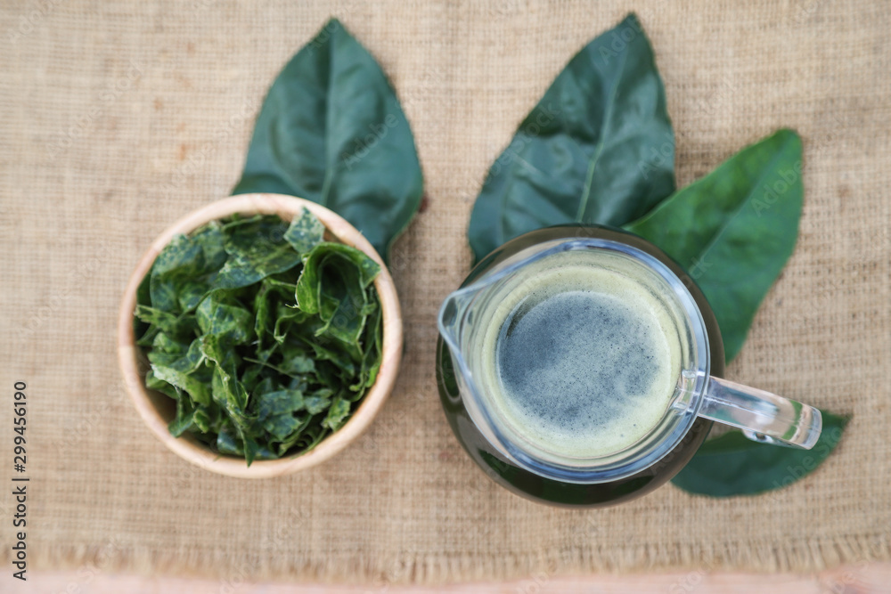 Tiliacora triandra churn water for healthy drinking and being in ...