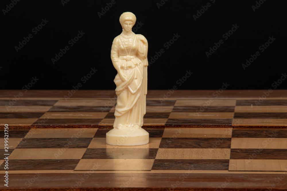 Queen Chess piece Concept symbol Stock Photo | Adobe Stock