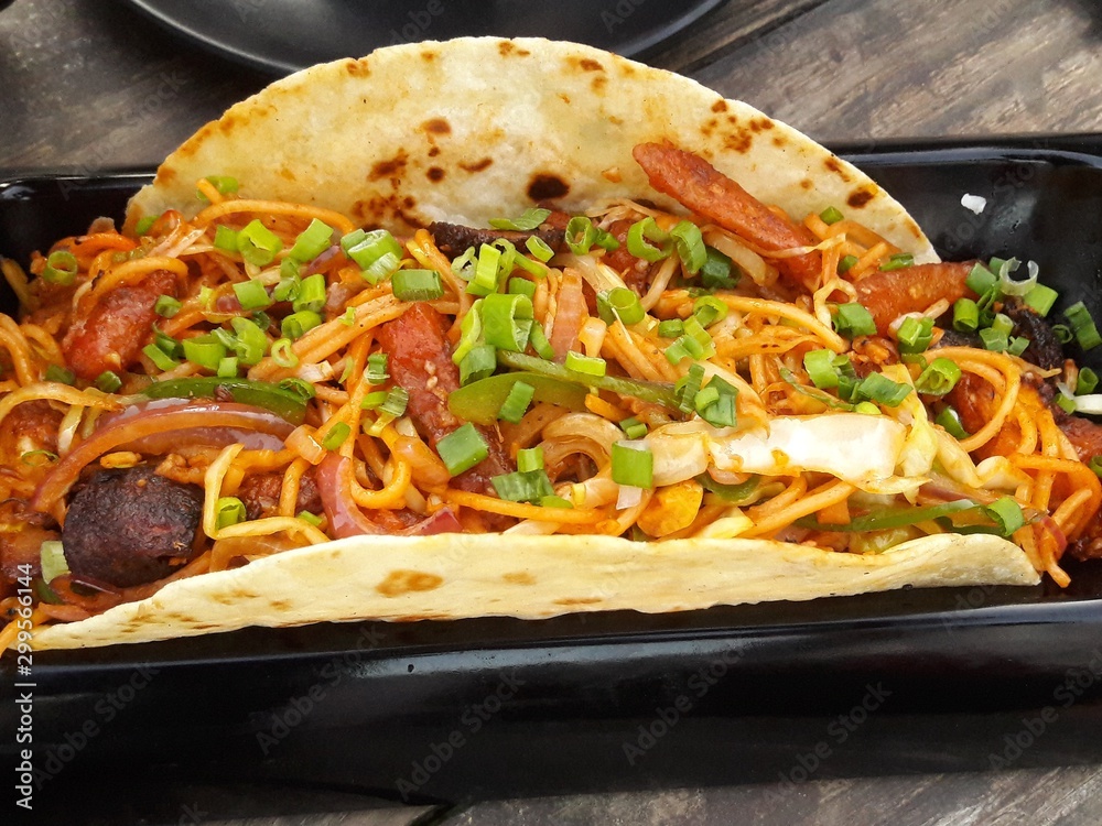 Famous Paratha Roll in Jaipur Stock Photo | Adobe Stock