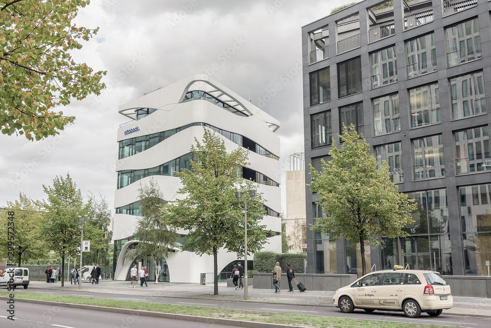 BERLIN, GERMANY - SEPTEMBER 21: Otto Bock Science Center, modern ...