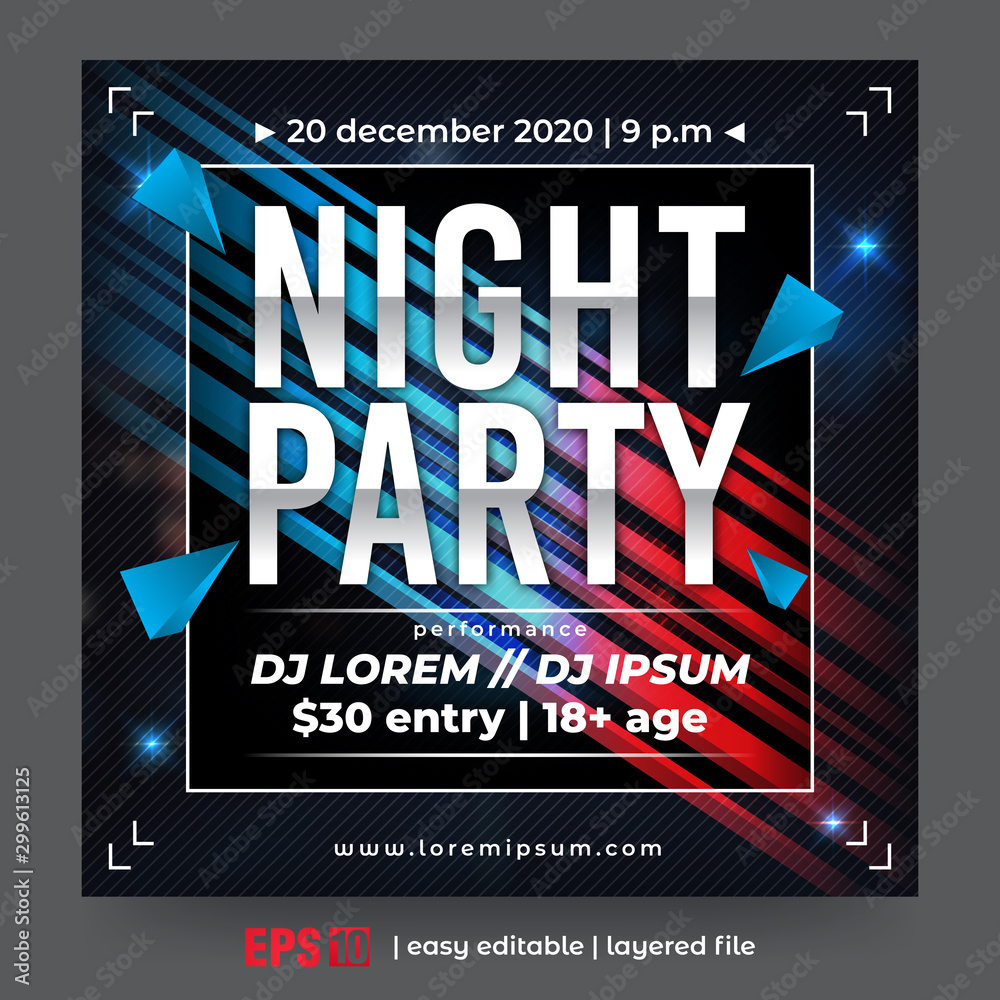 Party Banner Template