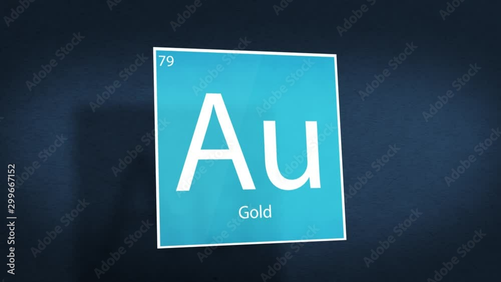 Periodic Table of Elements Cinematic Animated Series - Element Gold ...