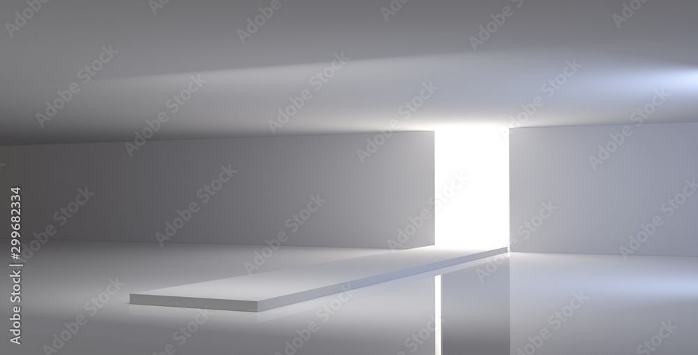 White Runway Stage