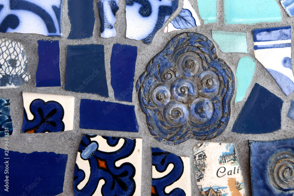 Broken Pottery Mosaic