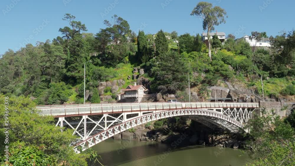 Kings Bridge is a wrought-iron bridge crossing the South Esk River at ...