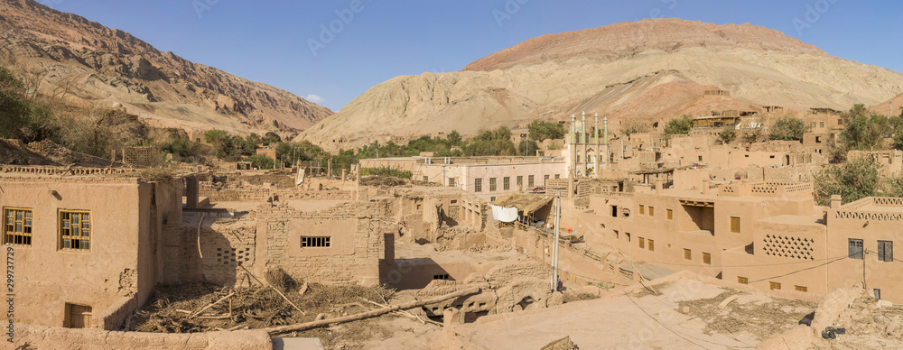 Turpan, China - located along the Tuyugou Valley, and part of the ...