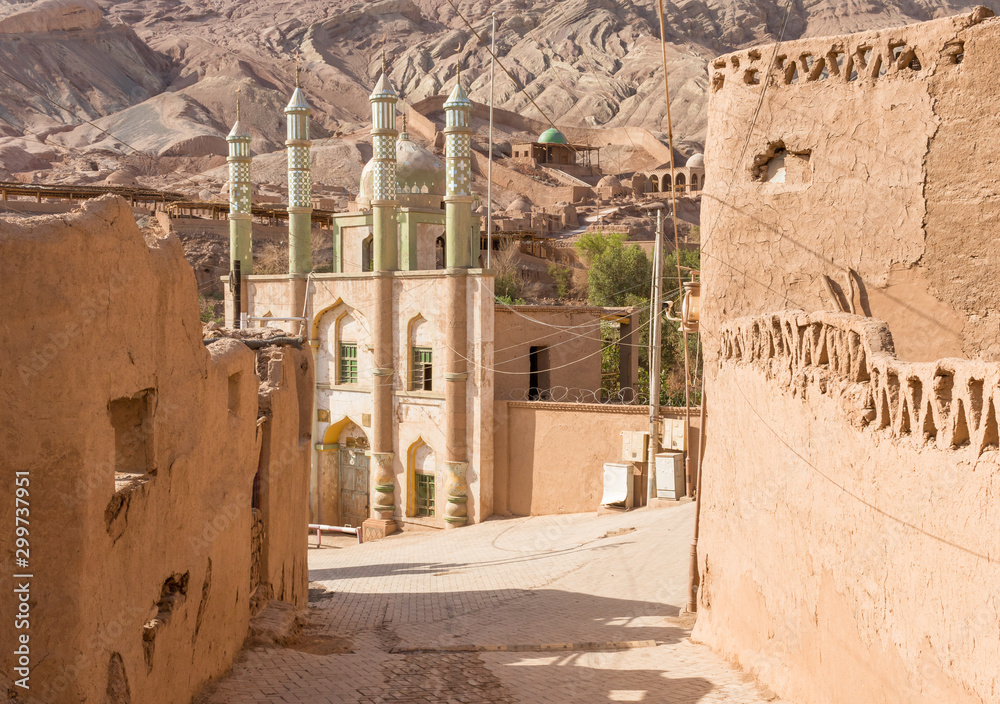 Turpan, China - located along the Tuyugou Valley, and part of the ...