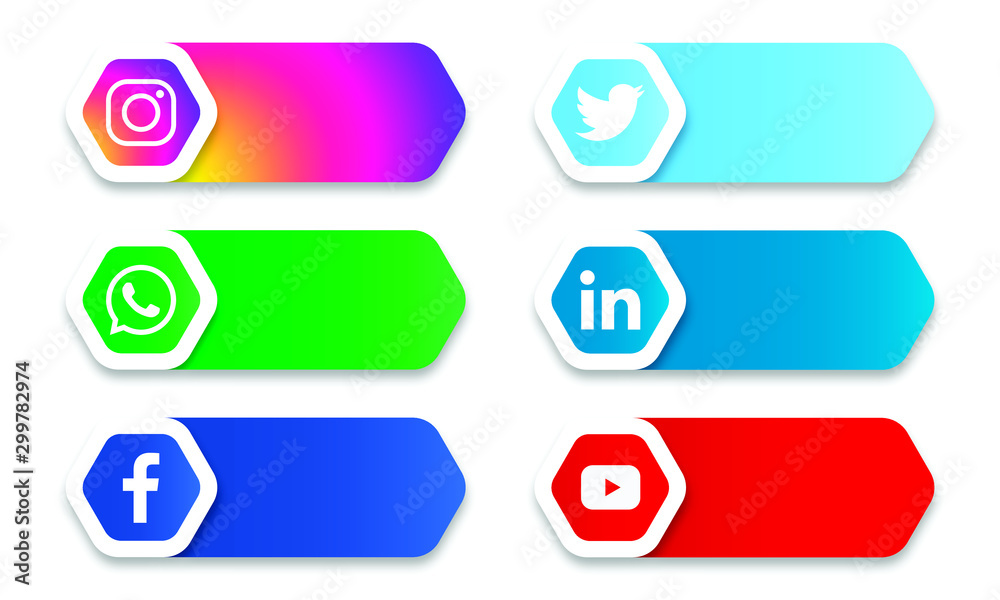 Linkedin, facebook, instagram, youtube, whatsapp, twitter - Collection ...