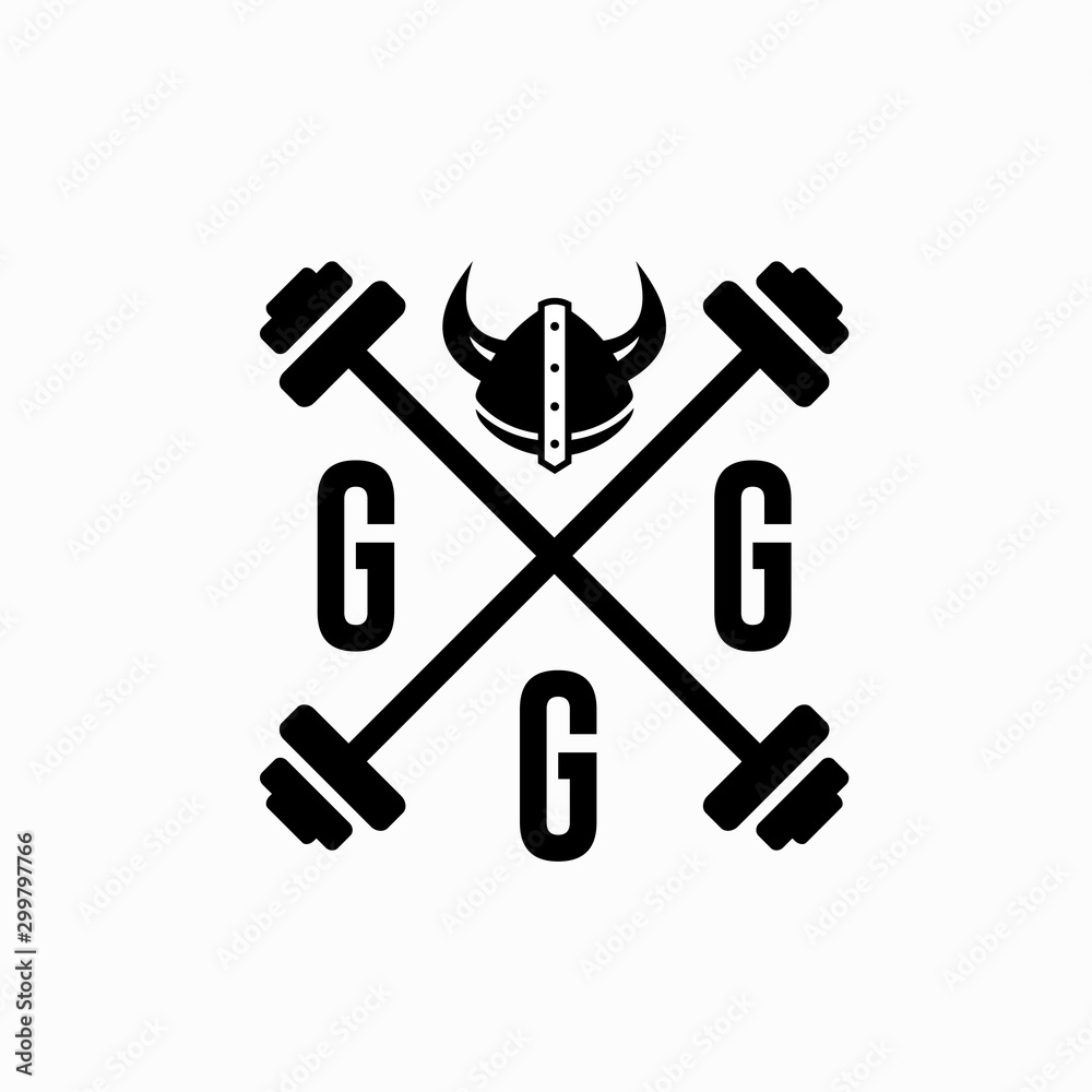 Barbell Logo Design